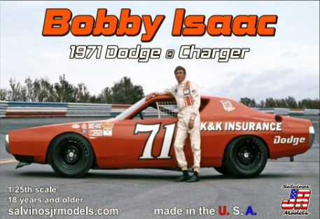 BIDC1971 - Bobby Issac #71 1971 Dodge Charger Flat Hood – Salvinos JR ...