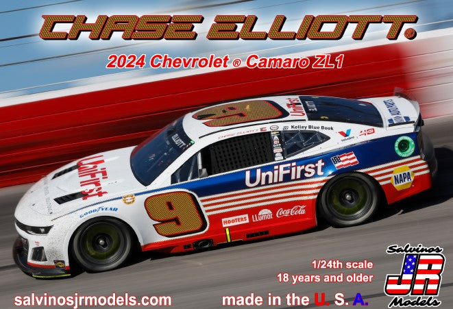 HMC2024CEDA Chase Elliott 2024 UNIFIRST Throwback – Salvinos JR Models