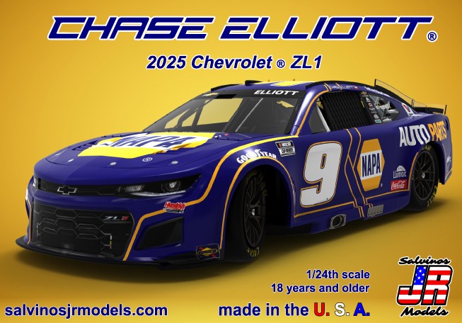 HMC2025CEP Chase Elliott 2025 Primary NAPA – Salvinos JR Models