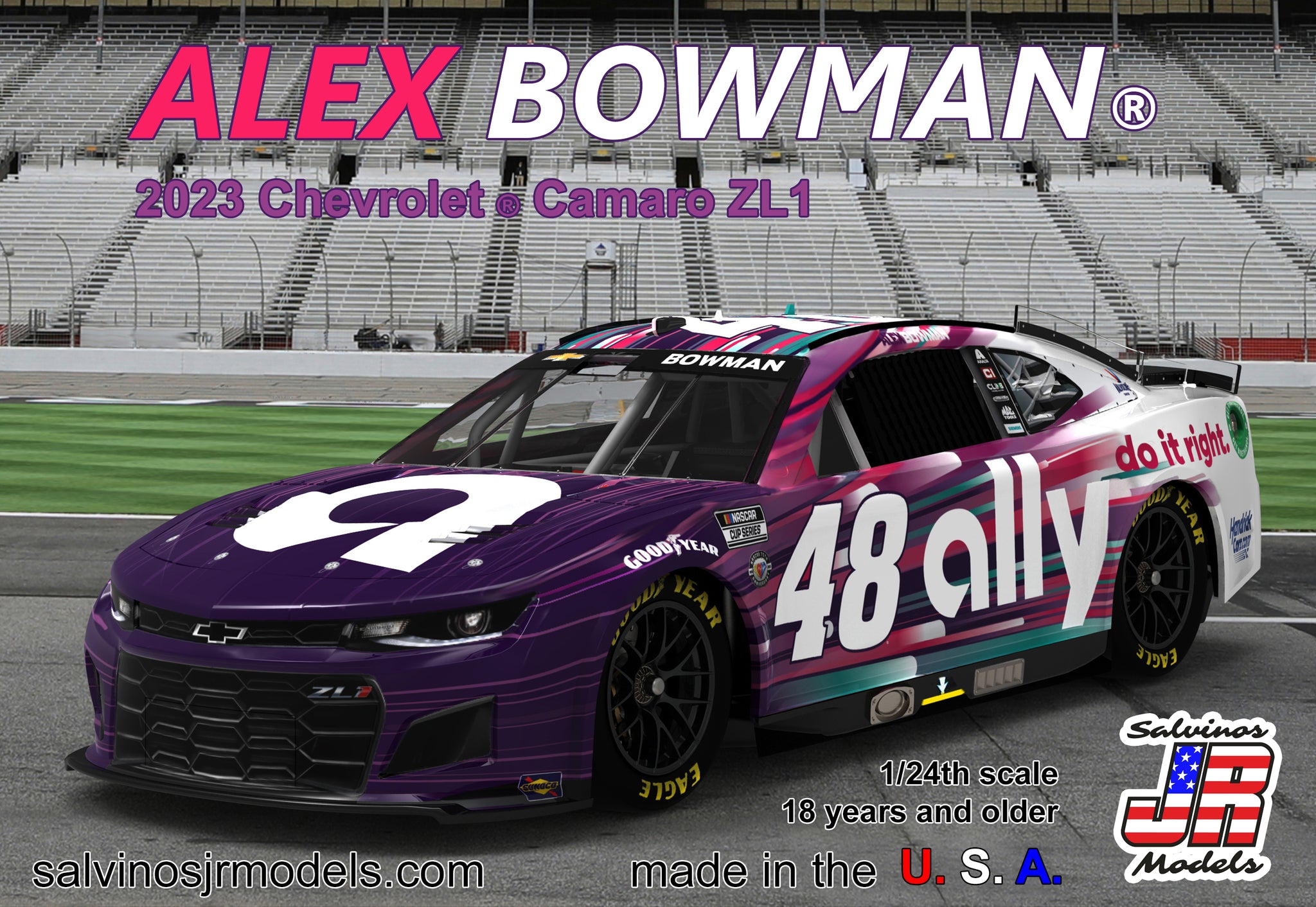 Model Cars – Tagged "Alex Bowman" – Salvinos JR Models