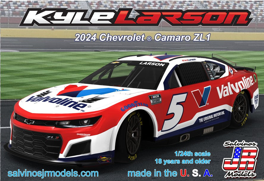 HMC2024KLV - Kyle Larson 2024 Chevrolet Camaro Valvoline Scheme ...