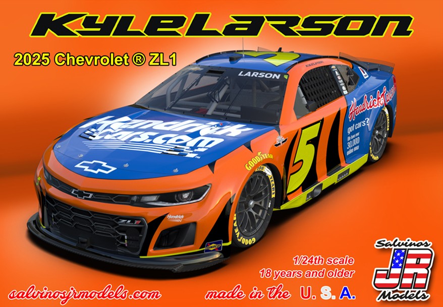HMC2025KLDA - Kyle Larson 2025 Throwback Scheme – Salvinos JR Models
