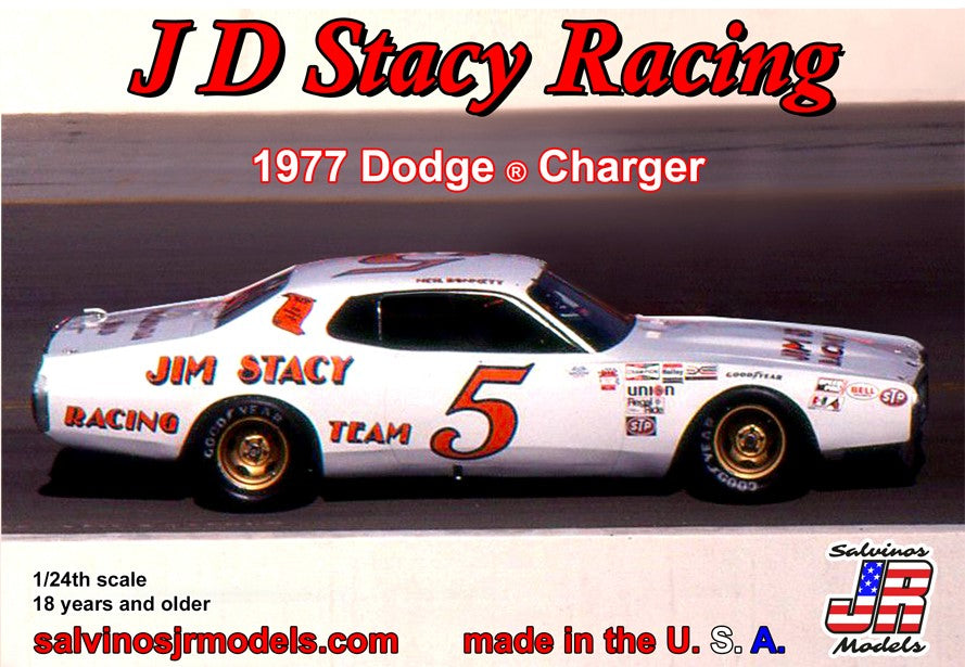 JSDC1977NBO - JD Stacy Racing 1977 Dodge Charger #5 driven by Neil Bon ...