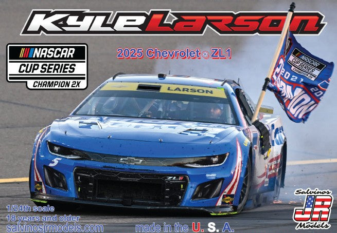 HMC2025KLNC - Kyle Larson 2025 NASCAR Champion – Salvinos JR Models