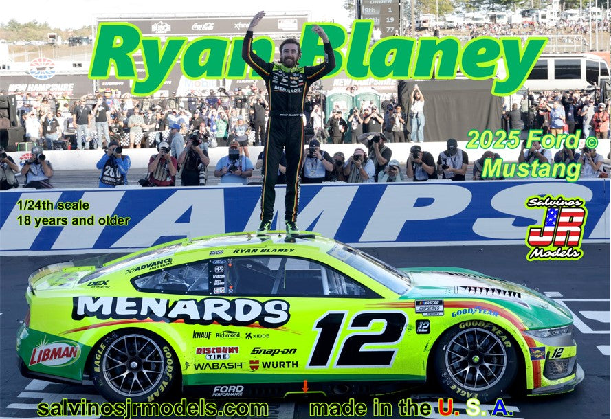PF2025RBNH - Ryan Blaney 2025 Ford Menards "Playoff Winner" – Salvinos ...
