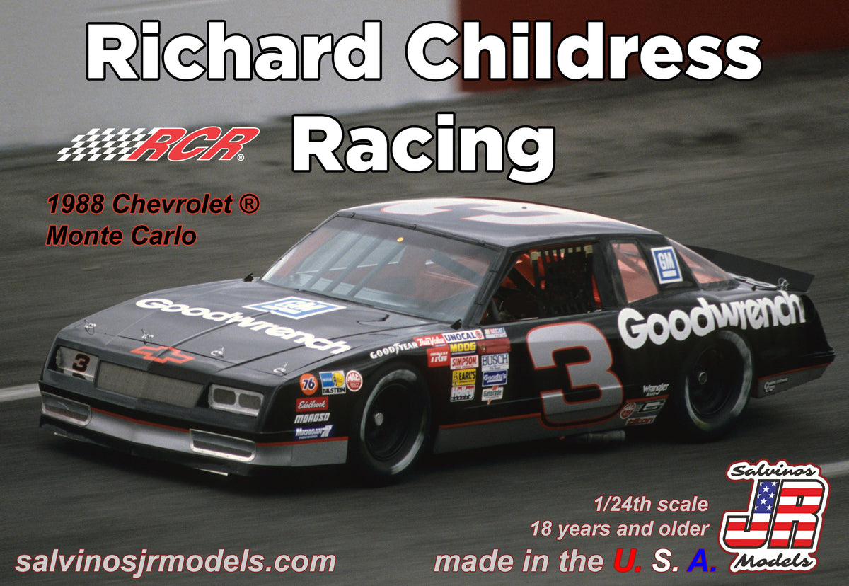 RCMC1988P - Richard Childress #3 GM Goodwrench 1988 Chevrolet Monte Ca ...