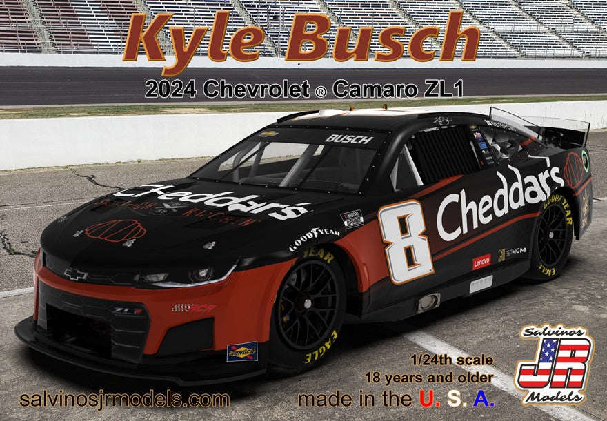 RCC2024KBP -Kyle Busch #8 2024 Cheddar's Scheme – Salvinos JR Models